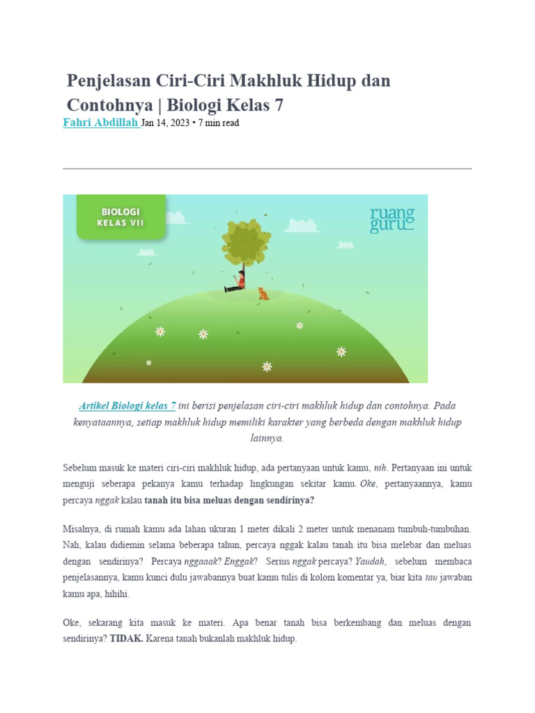 Materi Pembelajaran Pertemuan 1 | PDF | Pengembangan Diri | Kesehatan Holistik