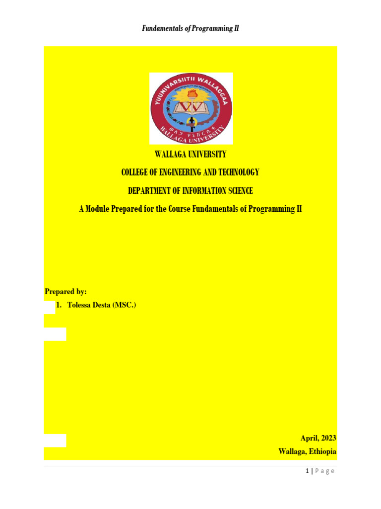 C 2 Module Pdf Pointer Computer Programming Data Type 
