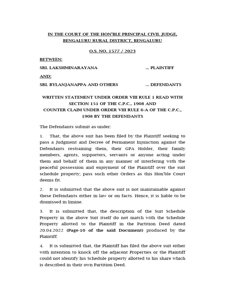 WS Injunction | PDF | Lawsuit | Affidavit