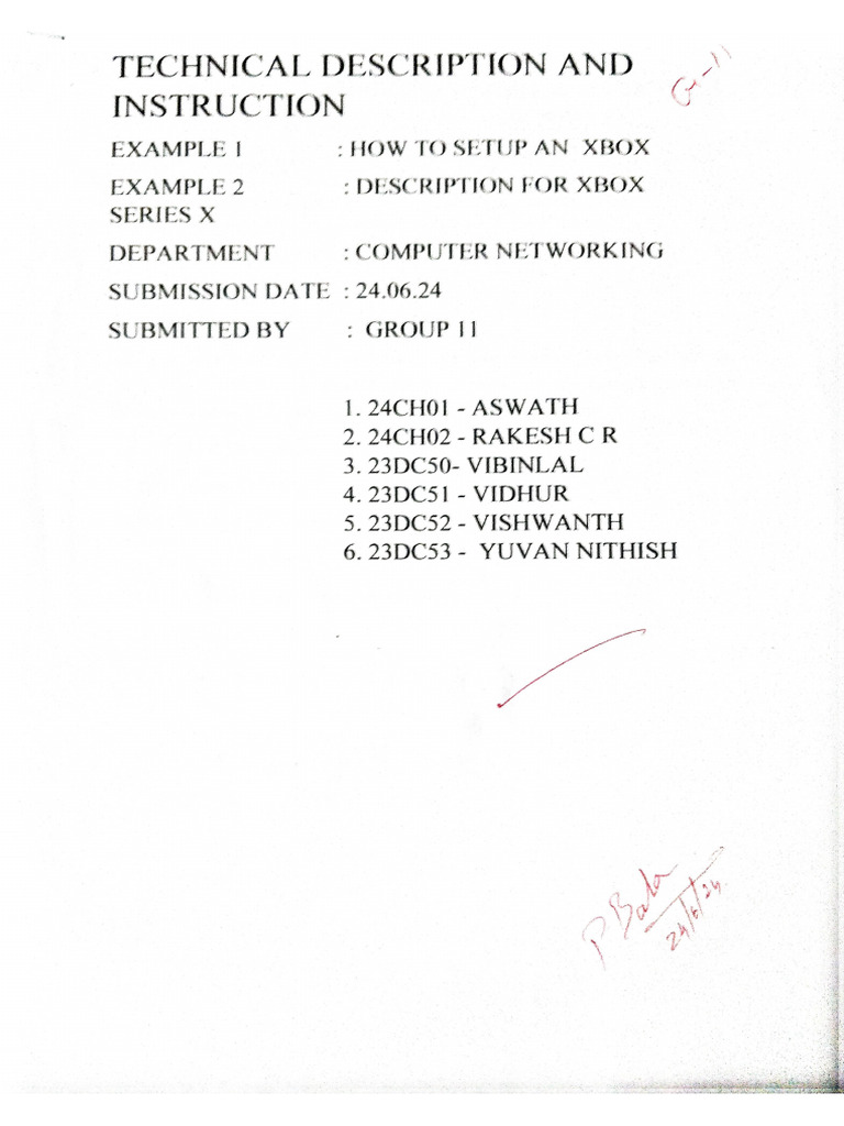 Technical Instruction | PDF