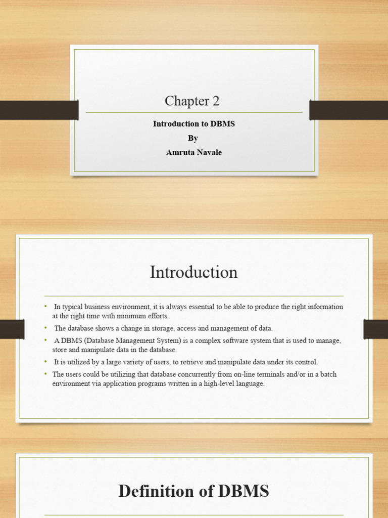 2.introduction of DBMS | PDF | Databases | Conceptual Model 2.introduction of DBMS | PDF | Databases | Conceptual Model