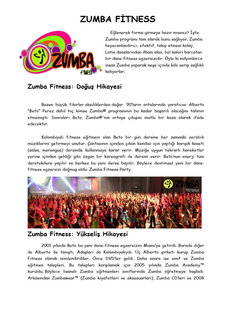 ZUMBA | PDF