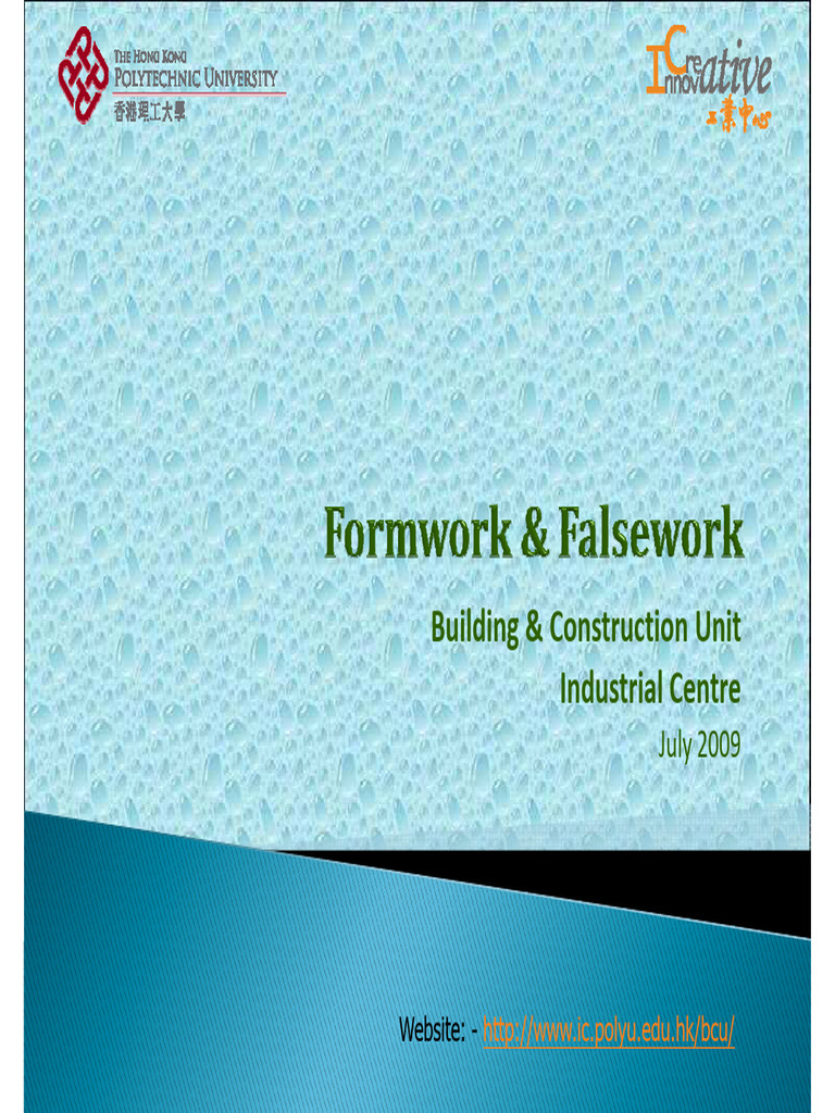 Formwork Systems & Practices Guide | PDF | Buckling | Concrete