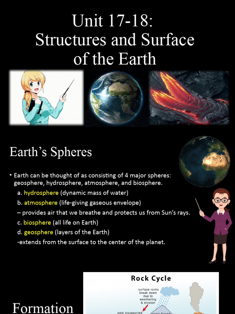 Structures and Surface of The Earth G6 | PDF | Rock (Geology) | Earth