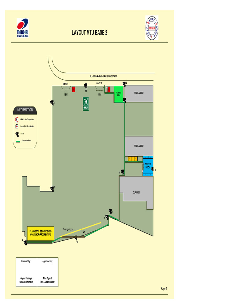 MTU Base 2 Parking Layout Plan | PDF