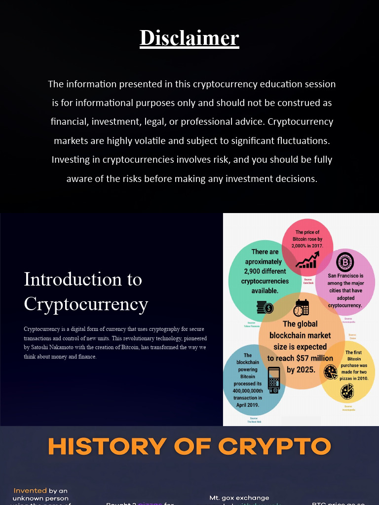 Introduction To Cryptocurrency Final | PDF | Cryptocurrency | Bitcoin