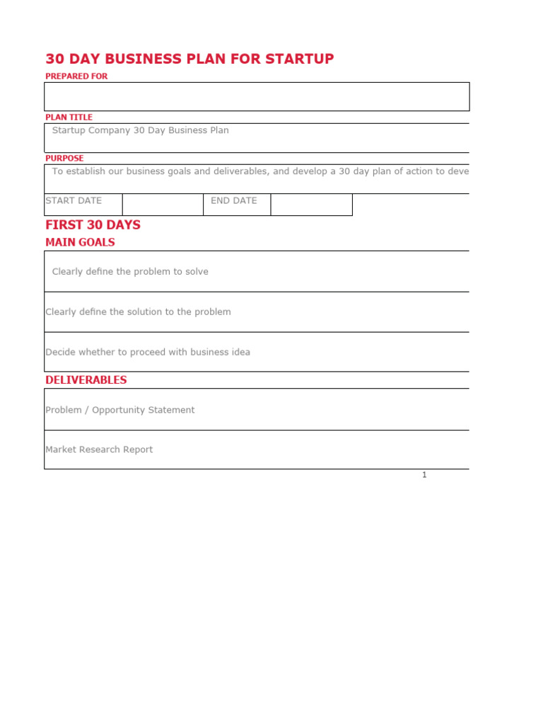 30 Day Plan | PDF | Linked In | Social Media