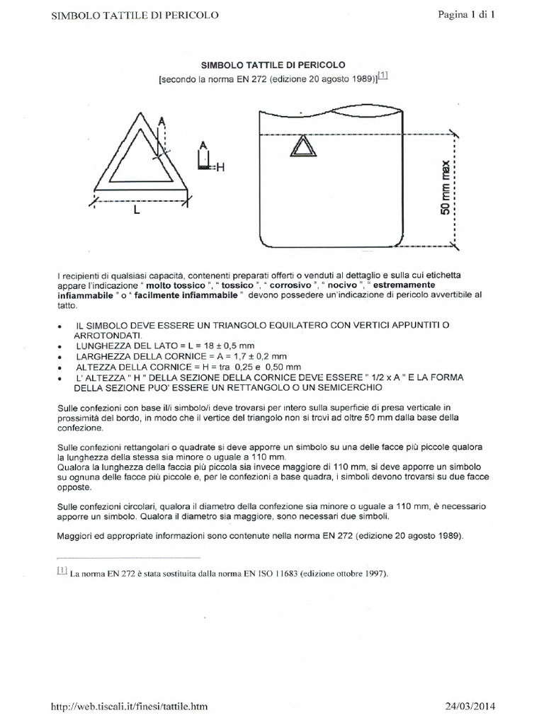 Regole Per Triangolo Tattile | PDF