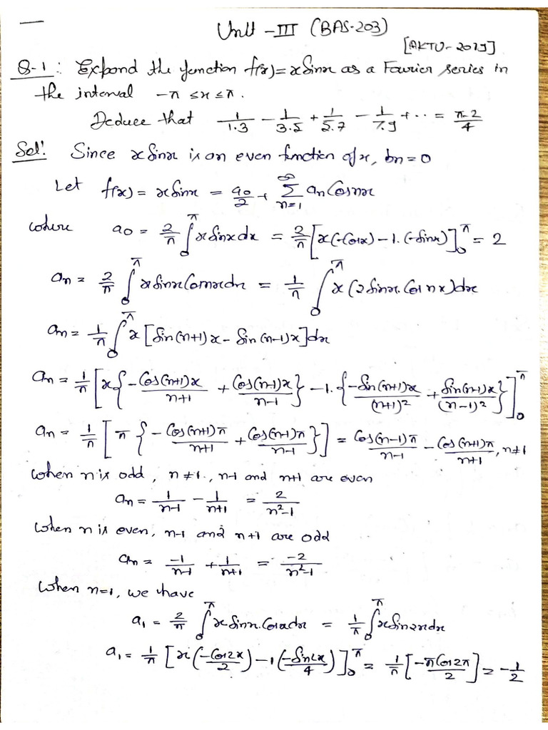 Bas-203 (Unit-III) Imp Questions | PDF