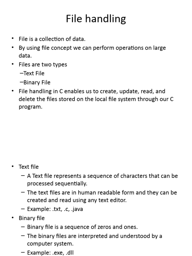 File Concept | PDF | Computer File | Pointer (Computer Programming) File Concept | PDF | Computer File | Pointer (Computer Programming)