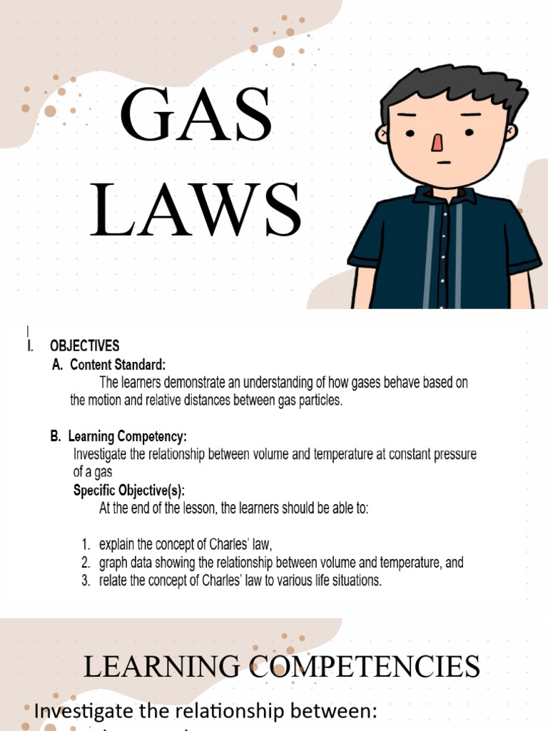 Gas Laws, Charles Laws | PDF | Gases | Temperature