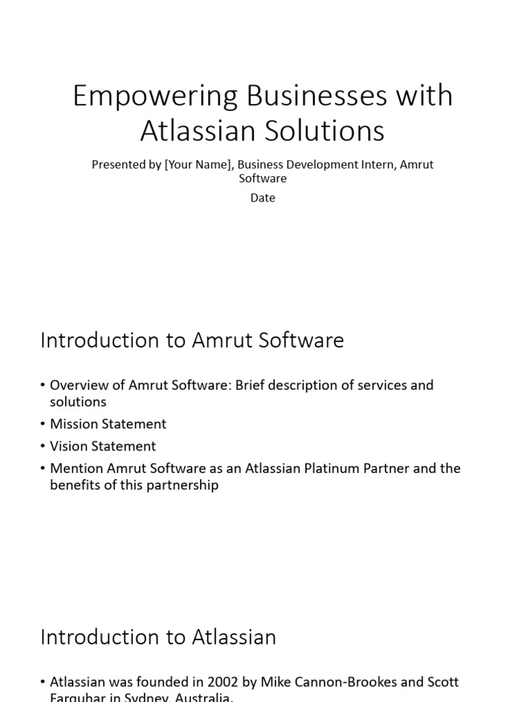 Atlassian | PDF | Share Point | Customer Relationship Management