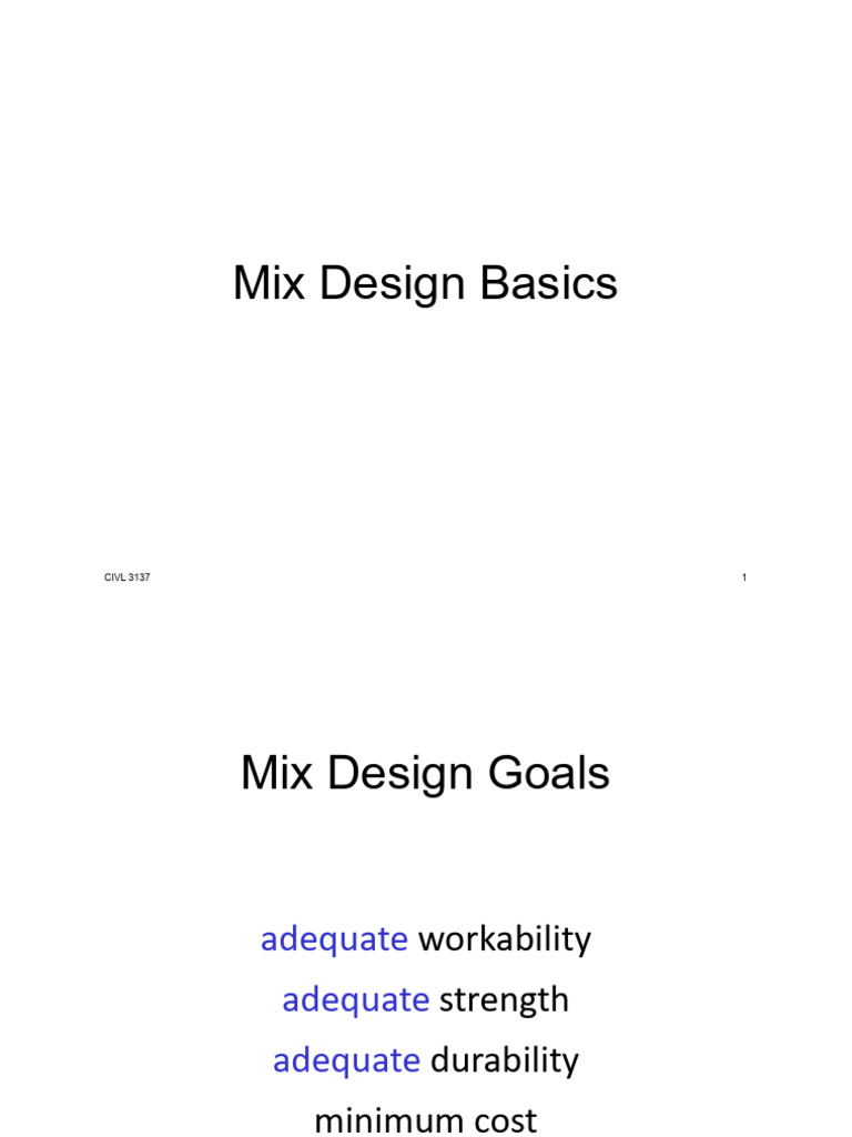 15 - Concrete Mix Design | PDF | Concrete | Gravel