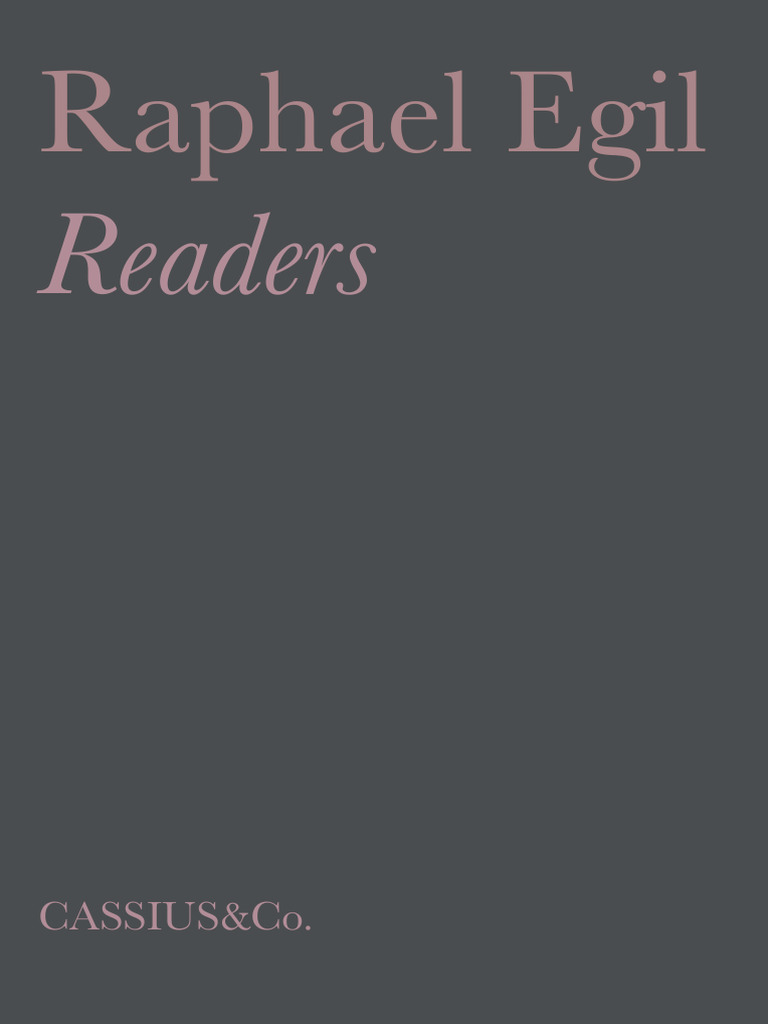 Raphael Egil. Readers. Catalogue Digital | PDF | Portrait Painting ...