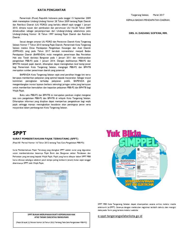 Buku Saku PBB BPHTB | PDF