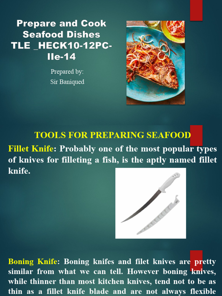 Fish and Shellfish 1 | PDF | Knife | Mollusca