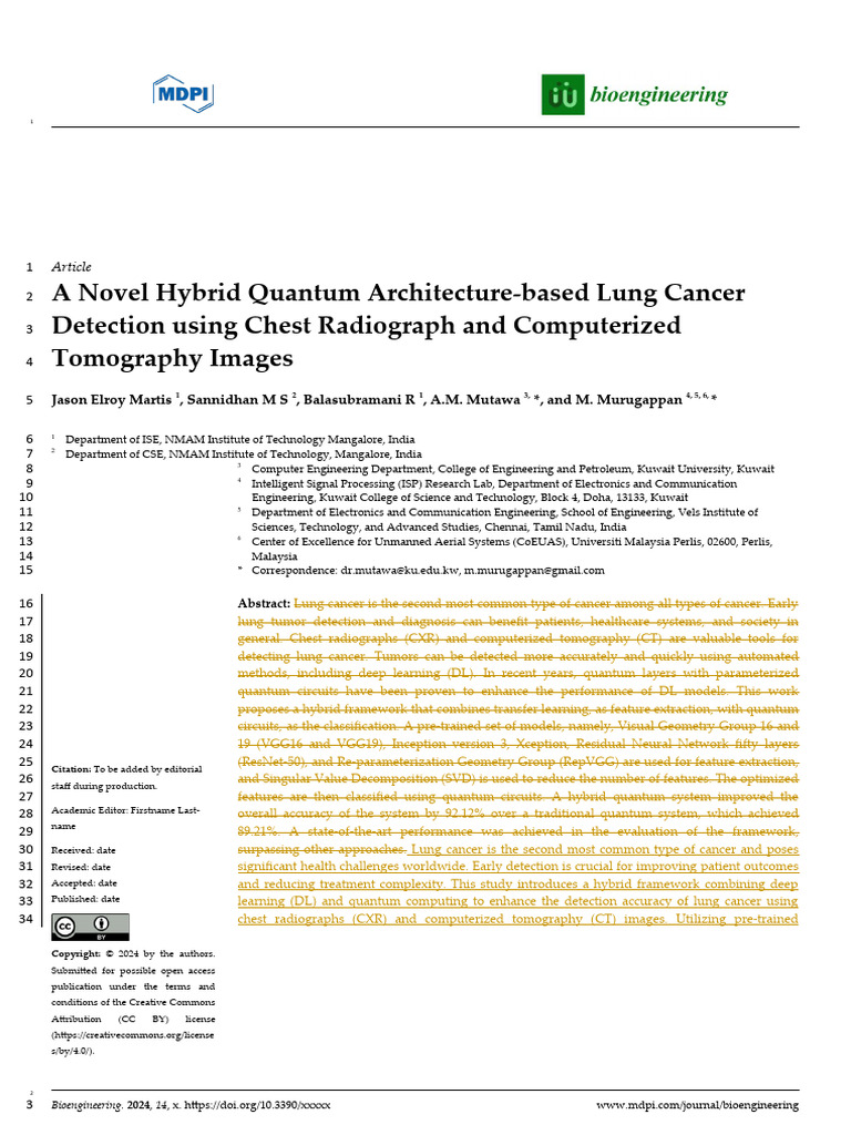 Manuscript Reference | PDF | Ct Scan | Lung Cancer