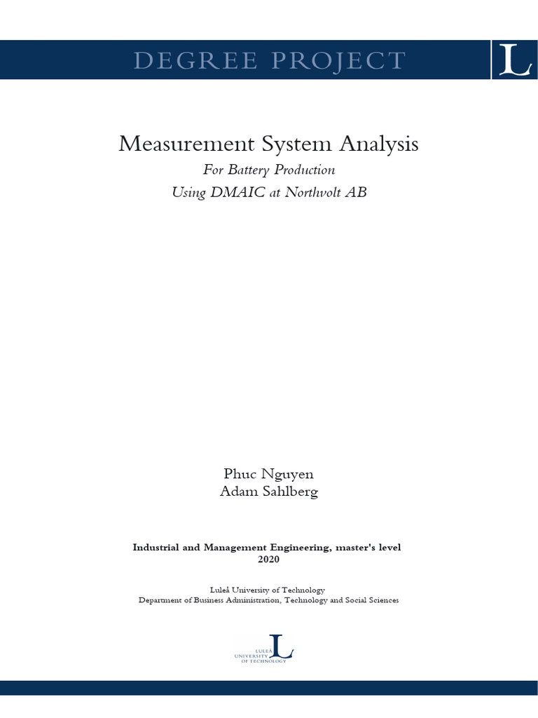 FULLTEXT01 | PDF | Accuracy And Precision | Methodology