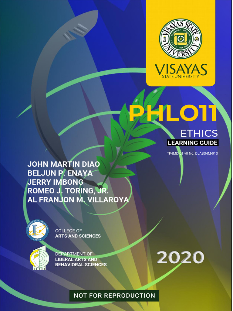 Ethics Learning Guide Module | PDF | Reality | Morality