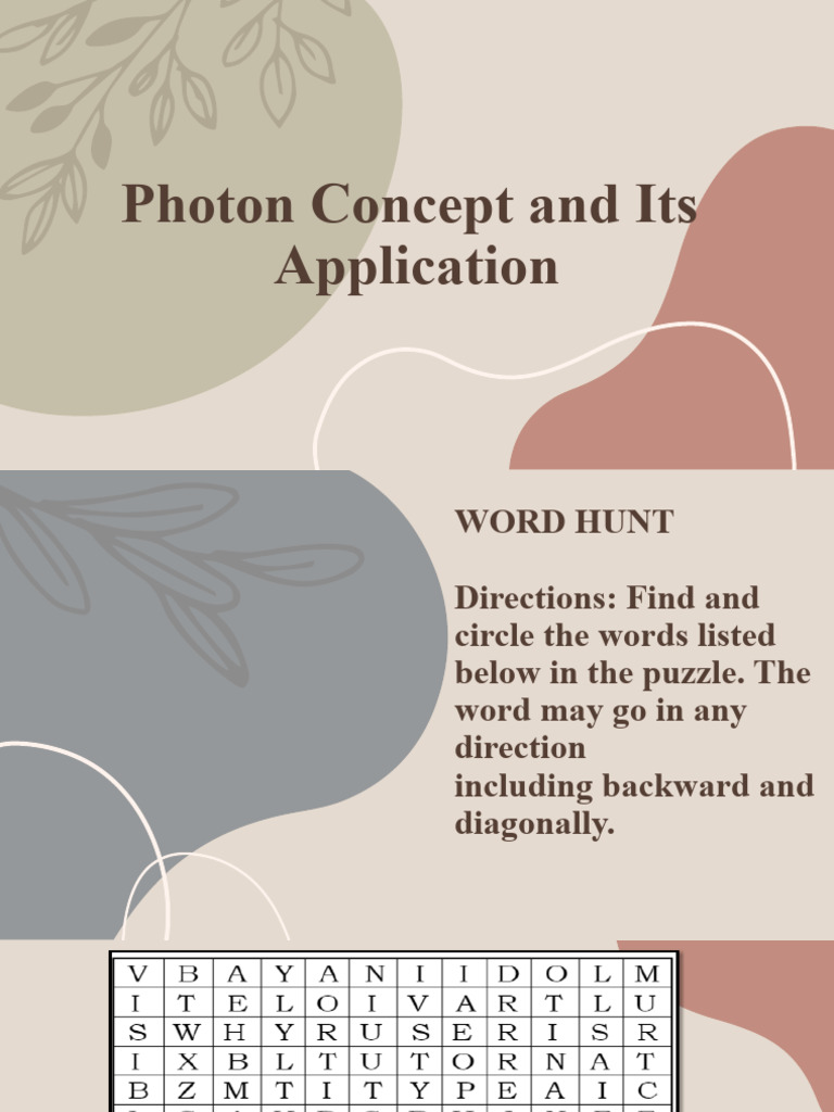 Photon Concept and Its Application | PDF | Emission Spectrum ...