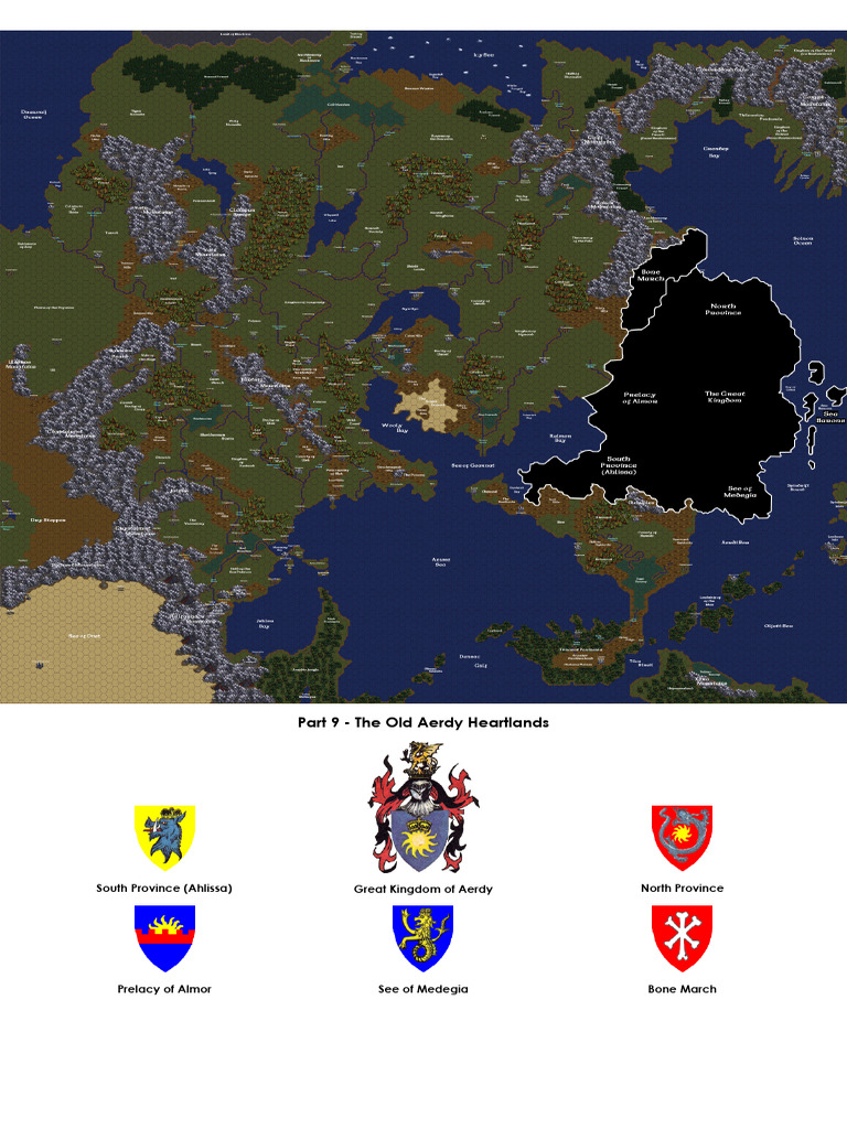 ADnD Greyhawk - Old Aerdy Heartlands Maps | PDF | Tsr, Inc. | Dungeons ...