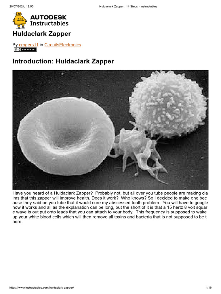 Huldaclark Zapper - 14 Steps - Instructables | PDF | Electronic ...