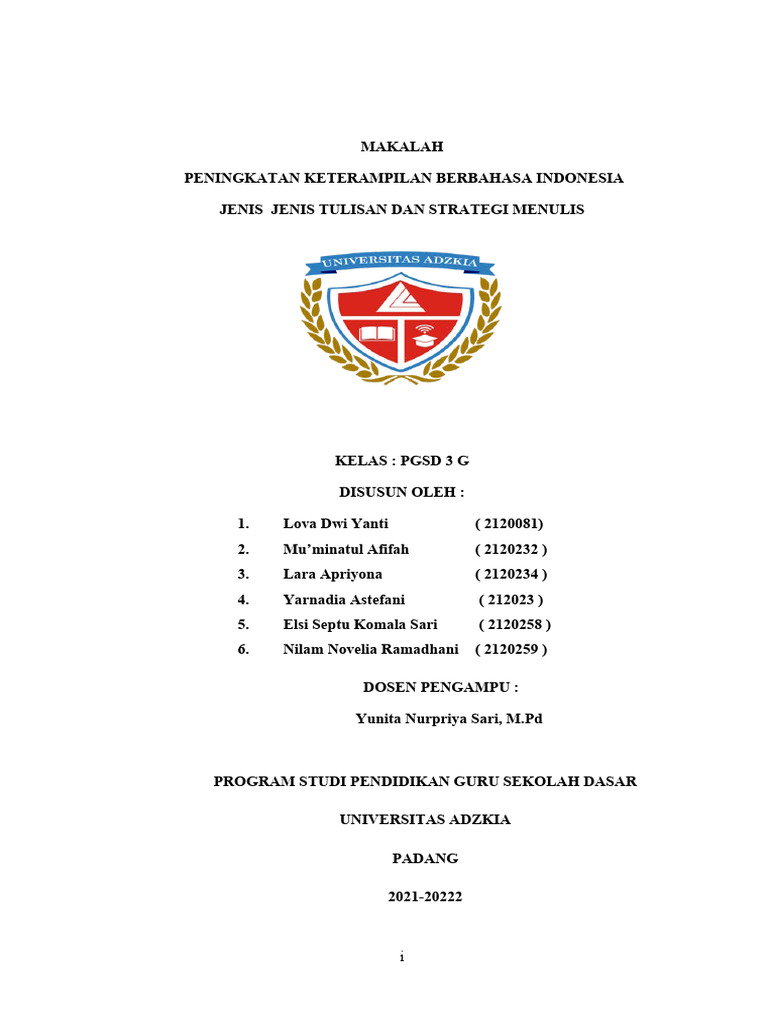 Makalah Keterampilan Bahasa Kel 3 | PDF
