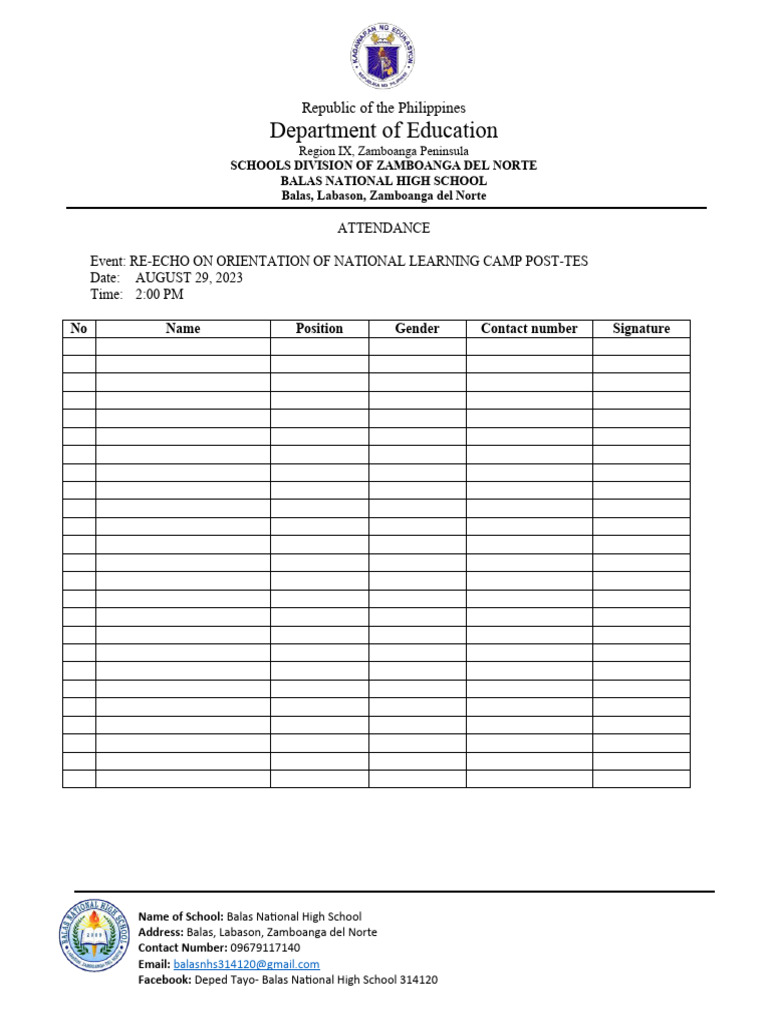 Seminars Attendance | PDF