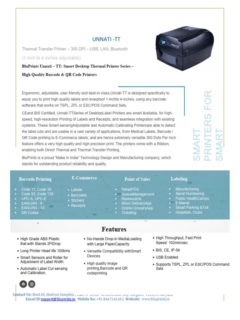 Unnati TT | PDF | Printer (Computing) | Computing