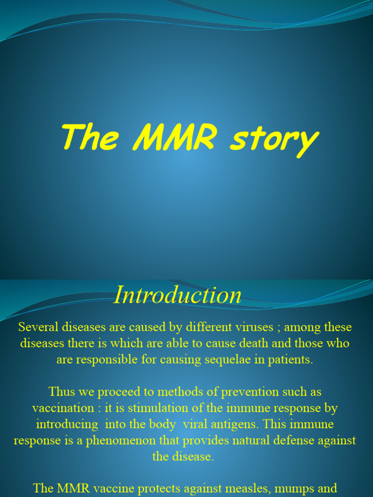 MMR Story A | PDF | Measles | Clinical Medicine