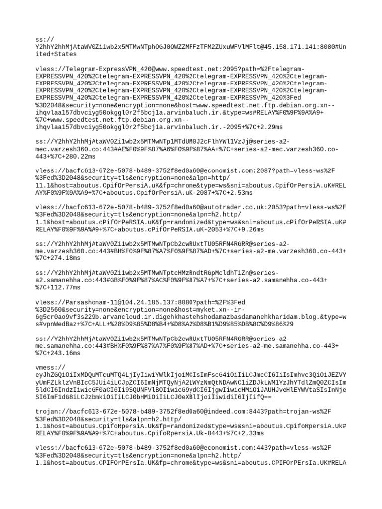 V2rayNG Config | PDF