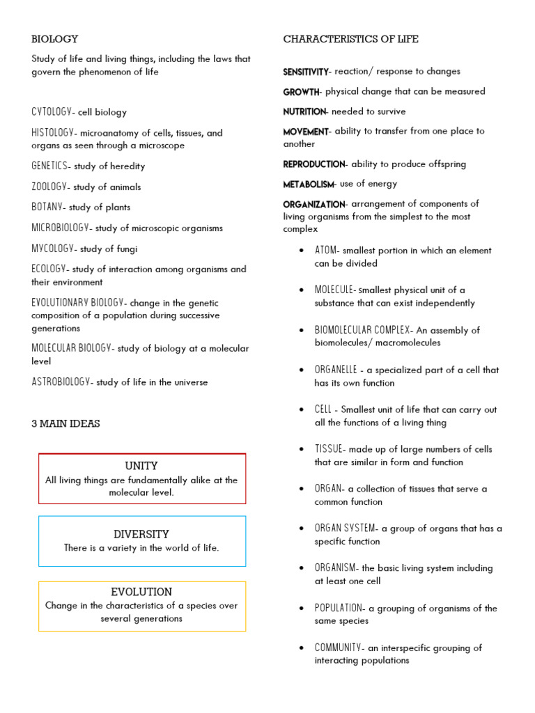 Biology 2 | PDF | Cell (Biology) | Life