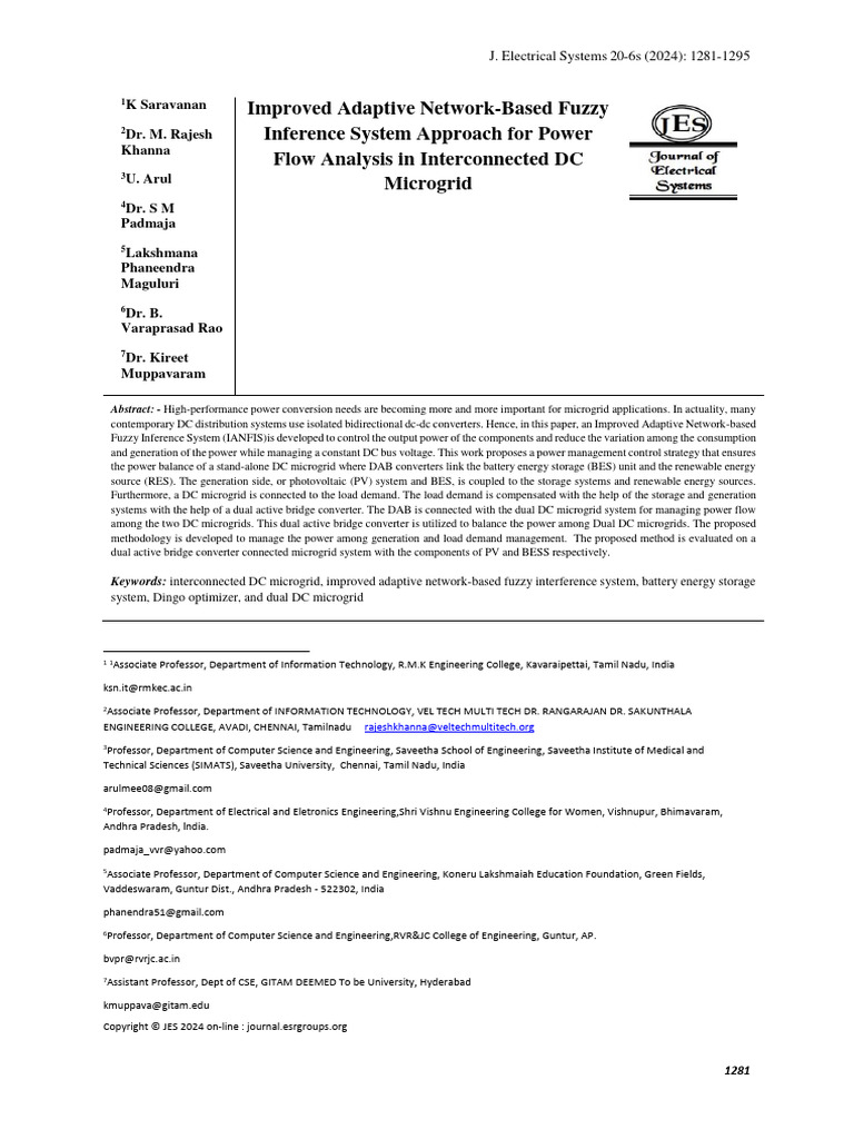 Improved Adaptive Network-Base | PDF | Photovoltaics | Distributed Generation