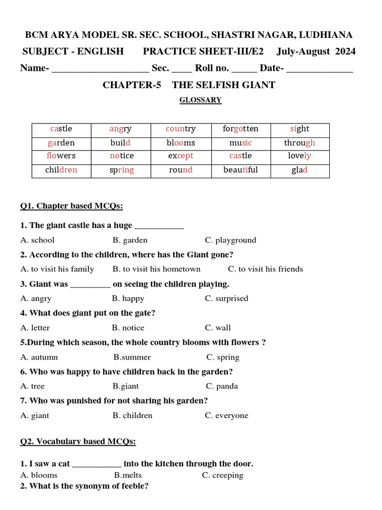1005-c-15812-CLASS 3 CH 5 - 2 | PDF | Syntax | Grammar