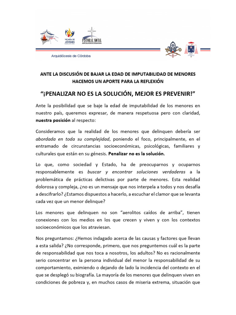 Penalizar No Es La Solucion Mejor Es Prevenir | PDF