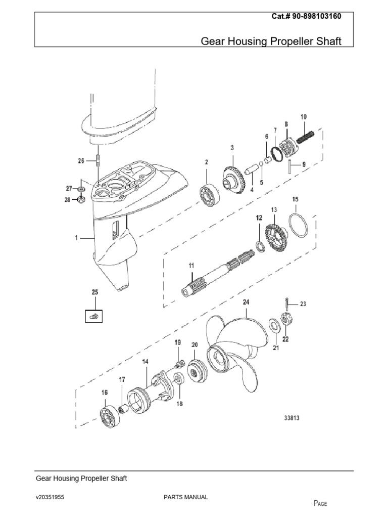 Gear Housing Propeller Shaft | PDF | Propeller | Gear