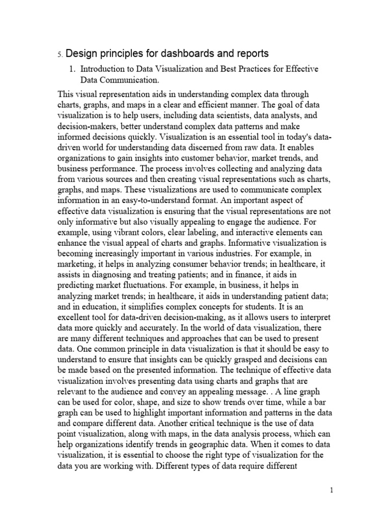 1 Design Principles | PDF | Data Science | Data