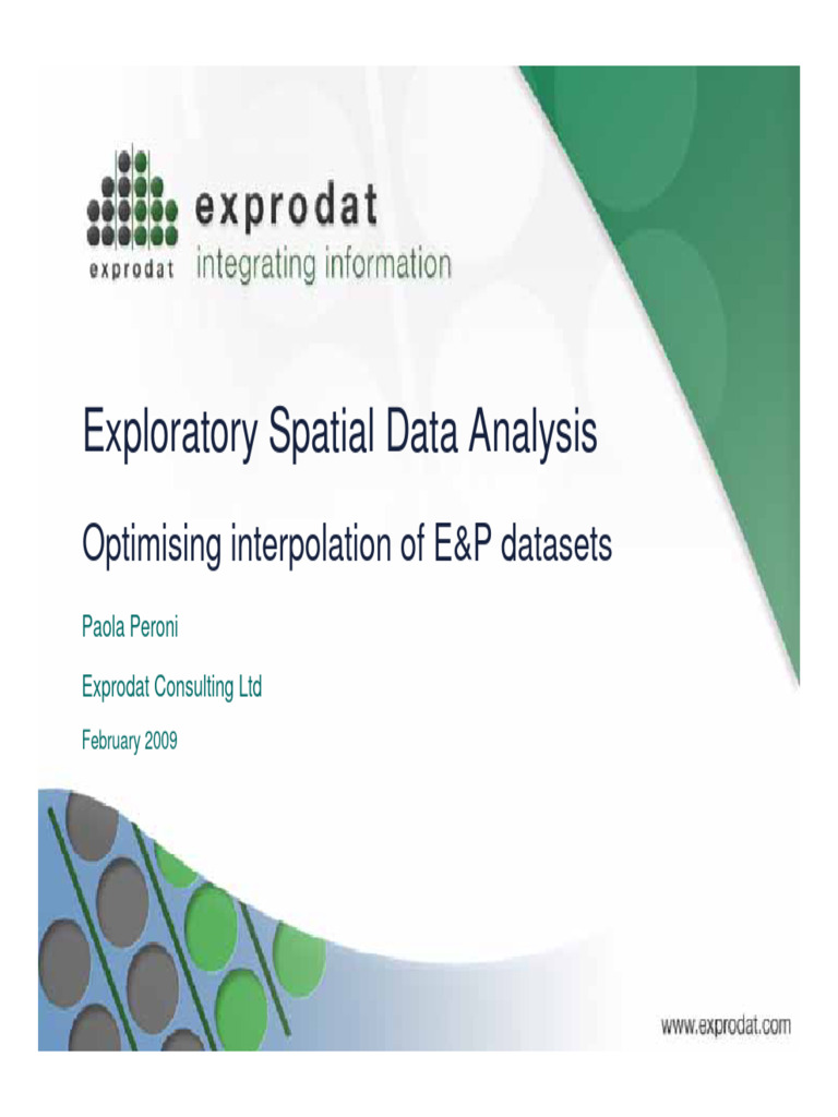 Exploratory Spatial Data Analysisl | PDF | Outlier | Spatial Analysis