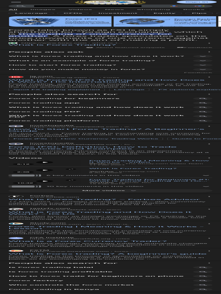 Trading Forex Meaning - Google Search | PDF | Foreign Exchange Market ...