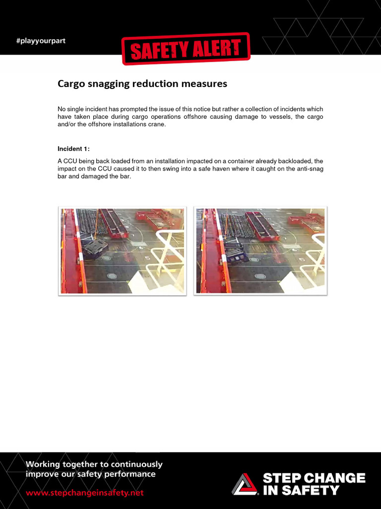 Cargo Snagging Reduction Measures | PDF