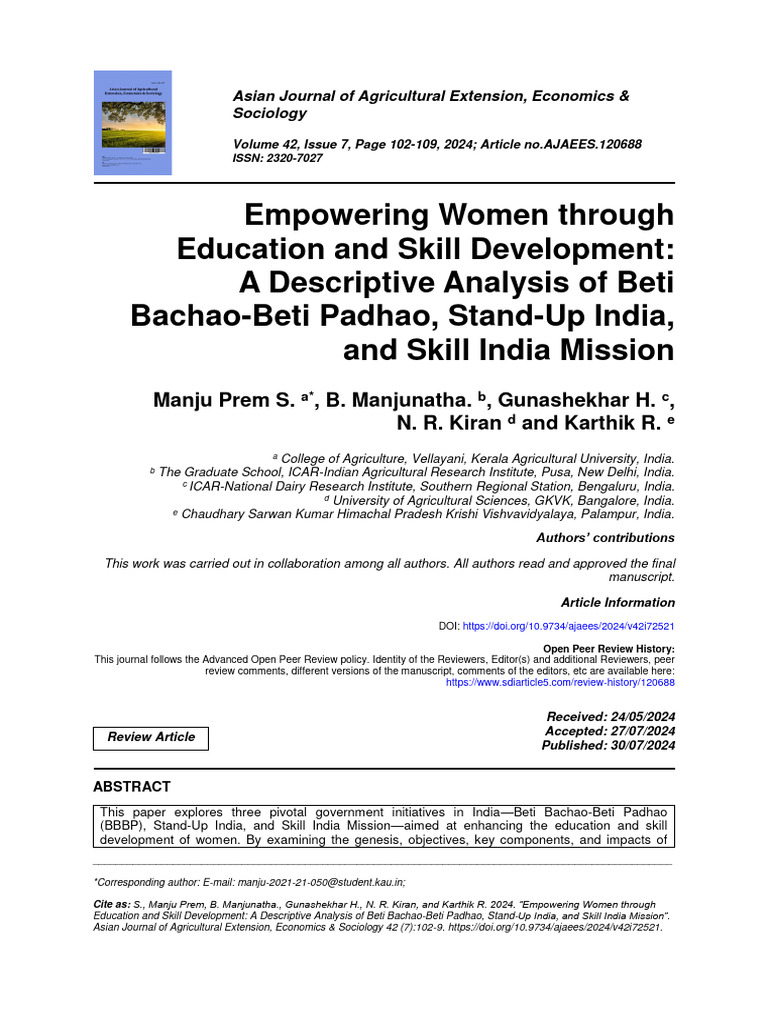 Empowering Women in India | PDF | Entrepreneurship