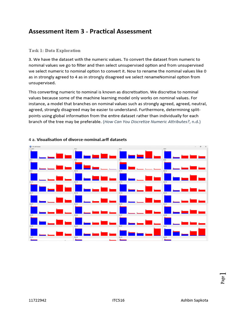 Itc516 Si Sapkota 11722942 A3 202260 | PDF | Cross Validation ...