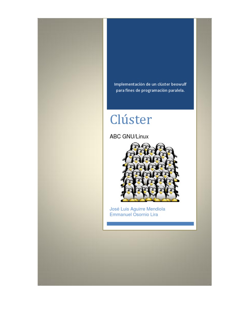 Cluster ABC Beowulf | PDF | Grupo de computadoras | Ingeniería Informática
