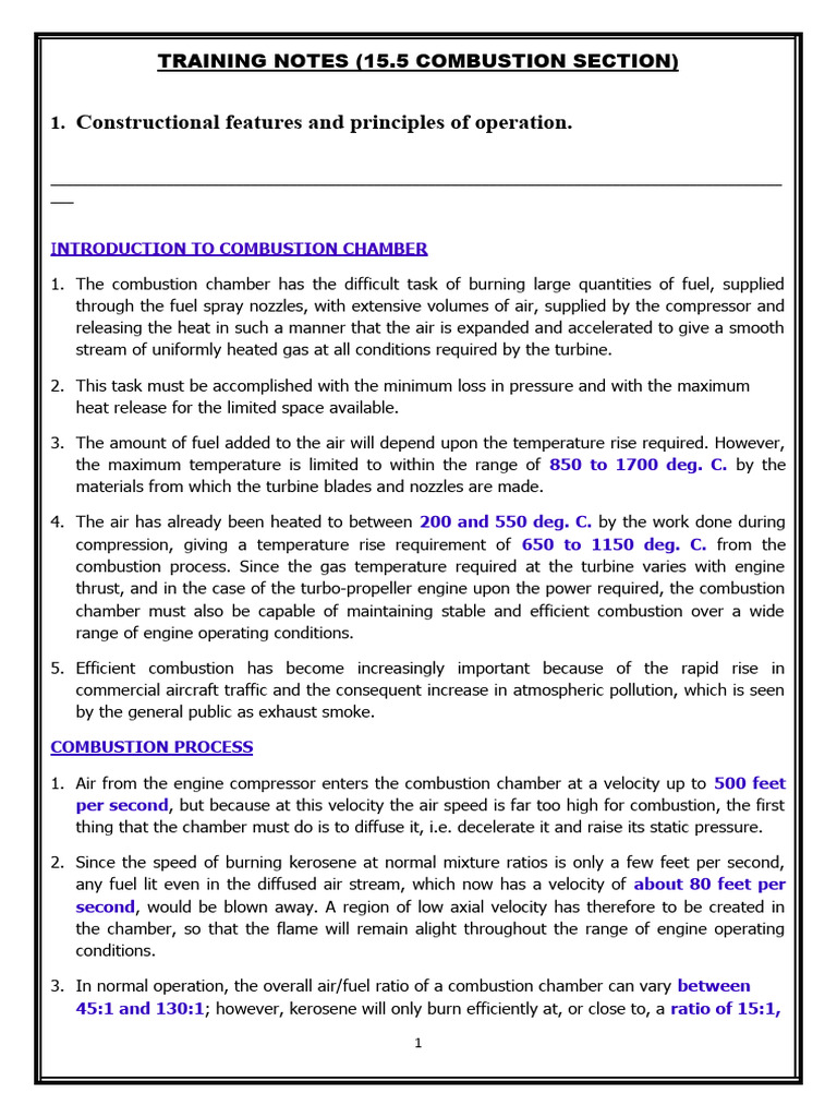 15.5 Combustion Section | PDF | Combustion | Rocket Engine