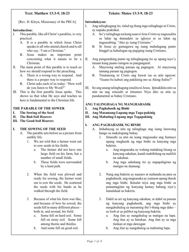 DK Matthew 13 3 9 | PDF