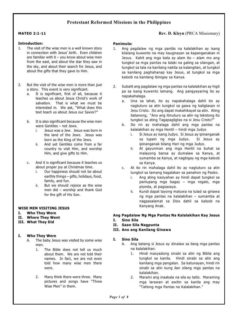 DK Matthew 2 1 11 | PDF
