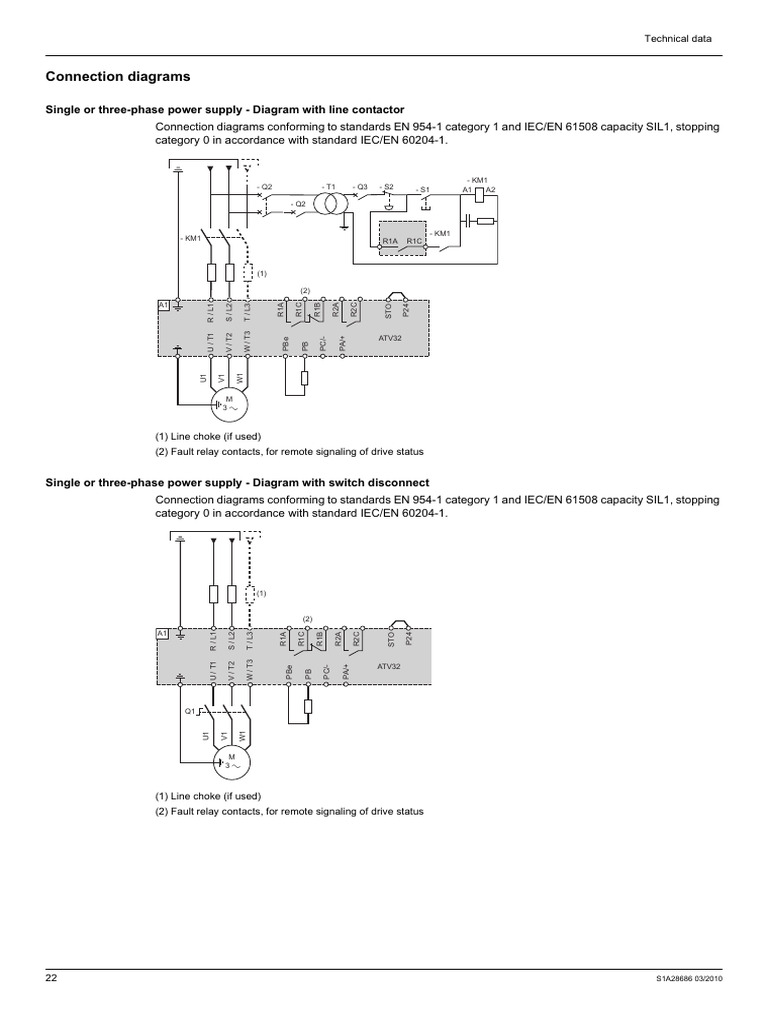 ATV32 - Installation - Manual - Connection Diagrams - S1a28686 - 01 ...