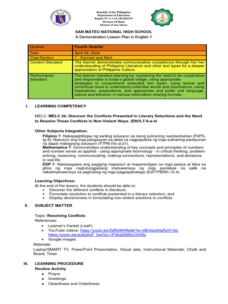 DLP For Final Checking | PDF | Learning | Nonviolence
