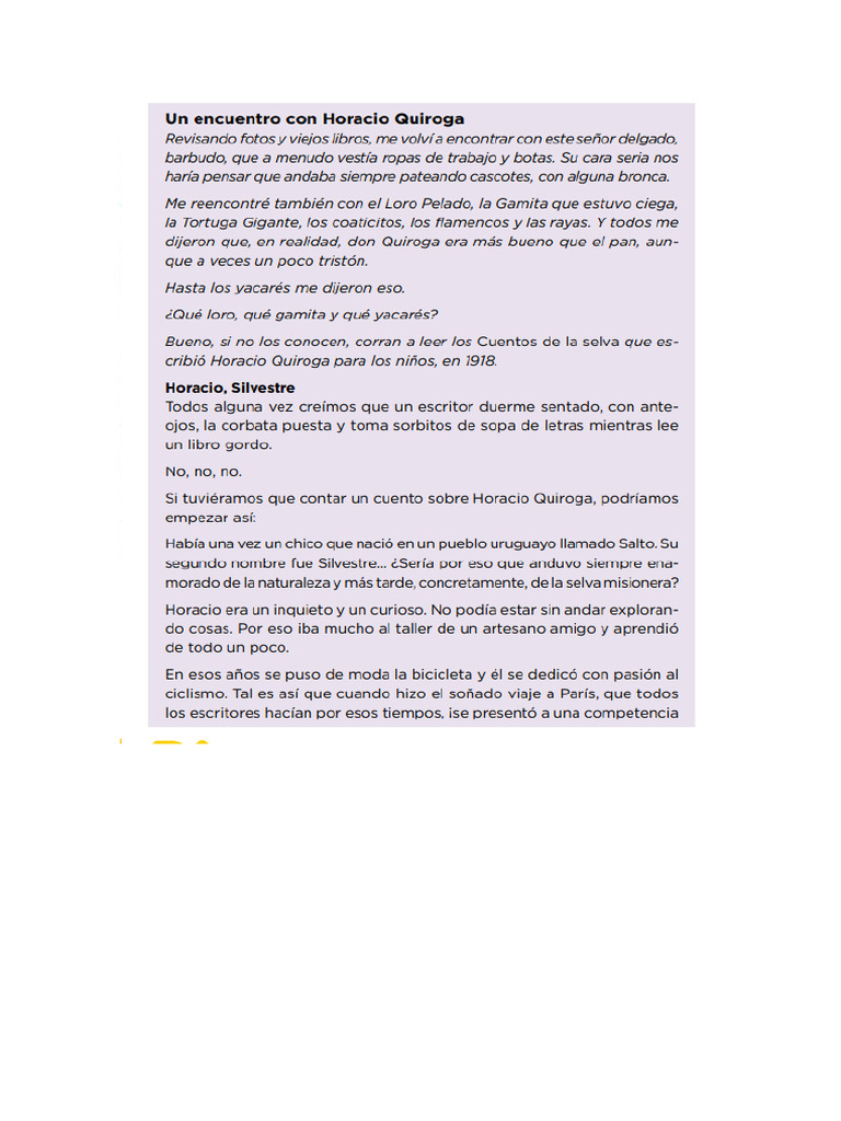 El Loro Pelado Actividades | PDF