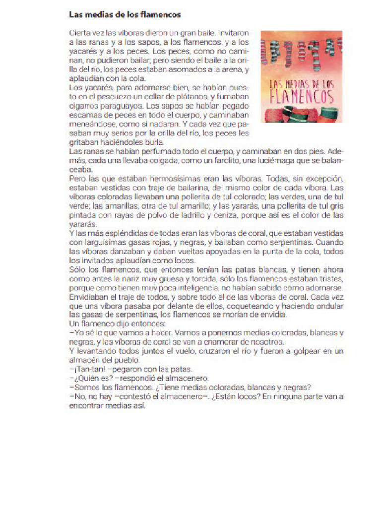 Las Medias de Los Flamencos | PDF